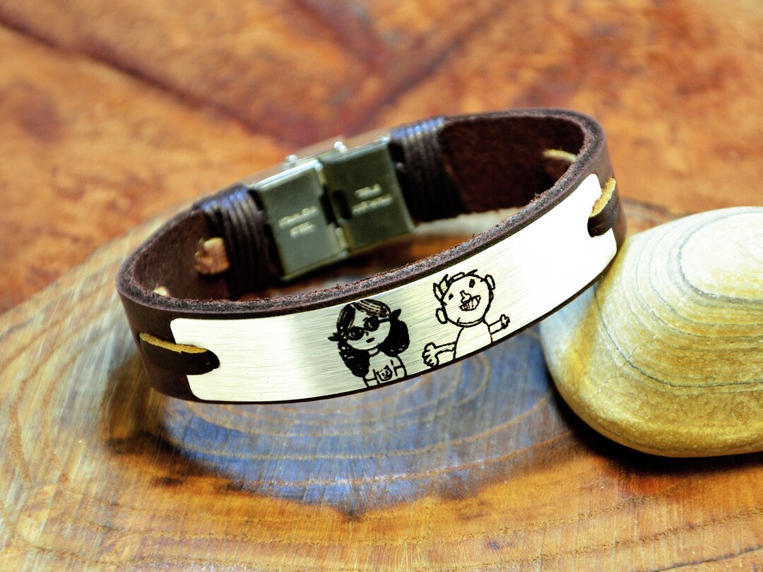 Mothers Day Gift Create Your Own Bracelet Design, Personalized Leather ...