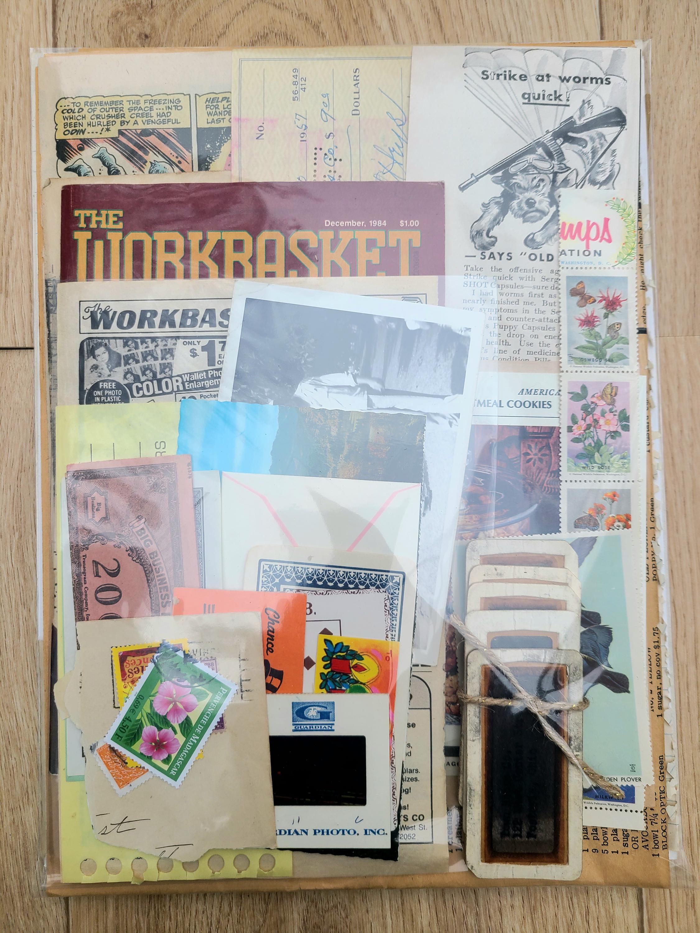 DIY Collage Kit Ephemera Pack - Vintage-inspired Collection 50+ Pieces ...