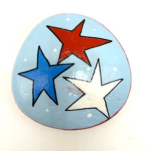 USA Rock Paperweight, Hand Painted - Etsy