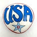 USA Rock Paperweight, Hand Painted - Etsy