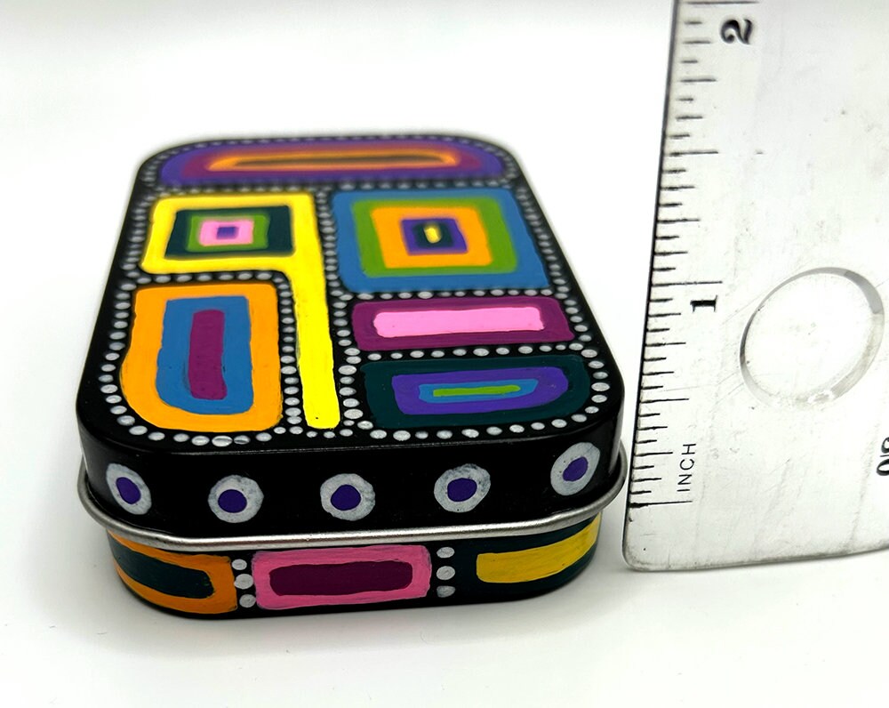 Small Rectangle Metal Box - Mid Century Design - Etsy