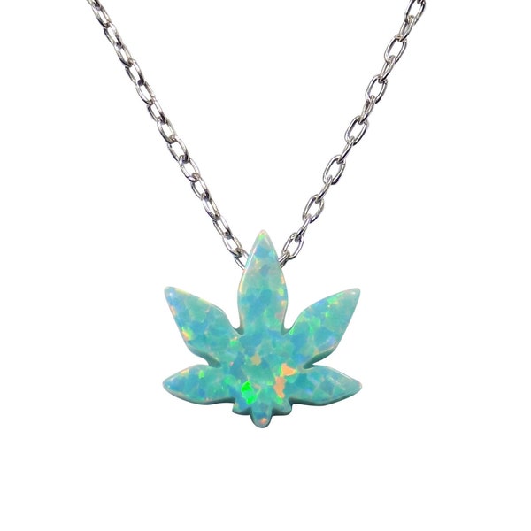 Pot Leaf Necklace - Etsy