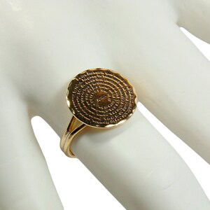 Our Father Prayer Ring. Lords Prayer Rings, Christian Gift. Adjustable ...