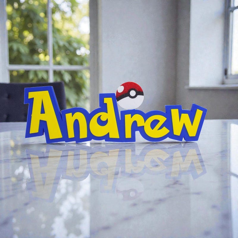 Custom Pokémons Sign - Etsy