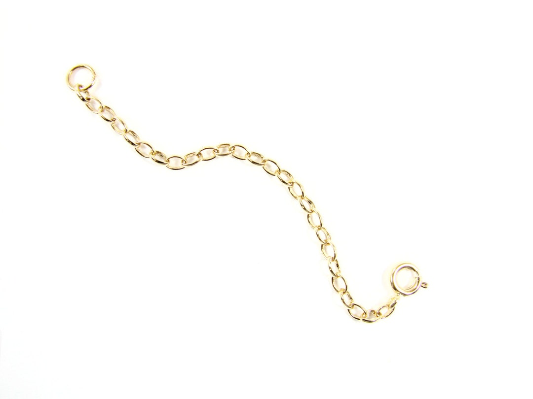 Extender Chain Available in 925 Sterling Silver Chain, Gold Plated and ...
