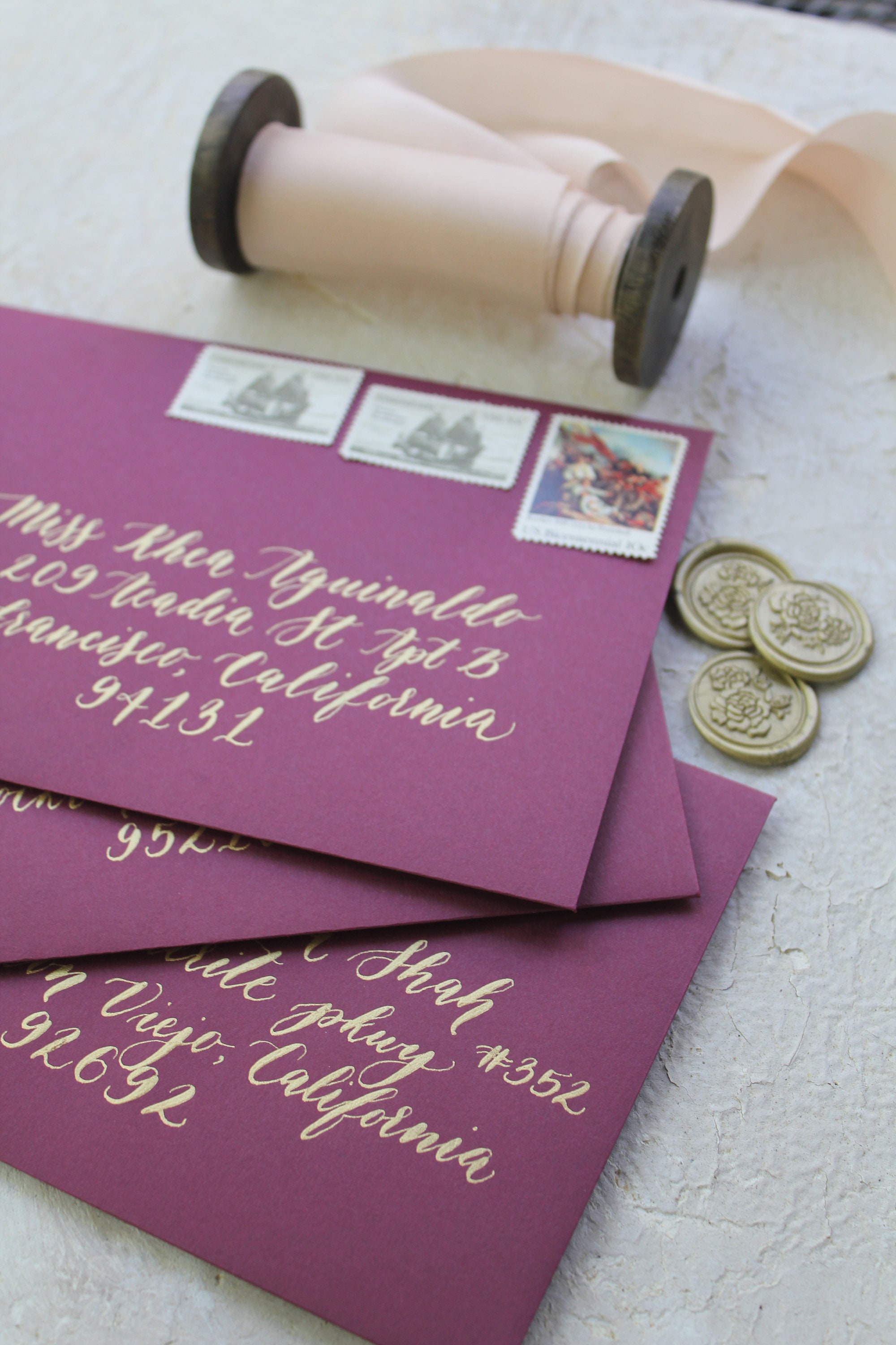 Calligraphy Envelope Addressing Envelope Addressing - Etsy