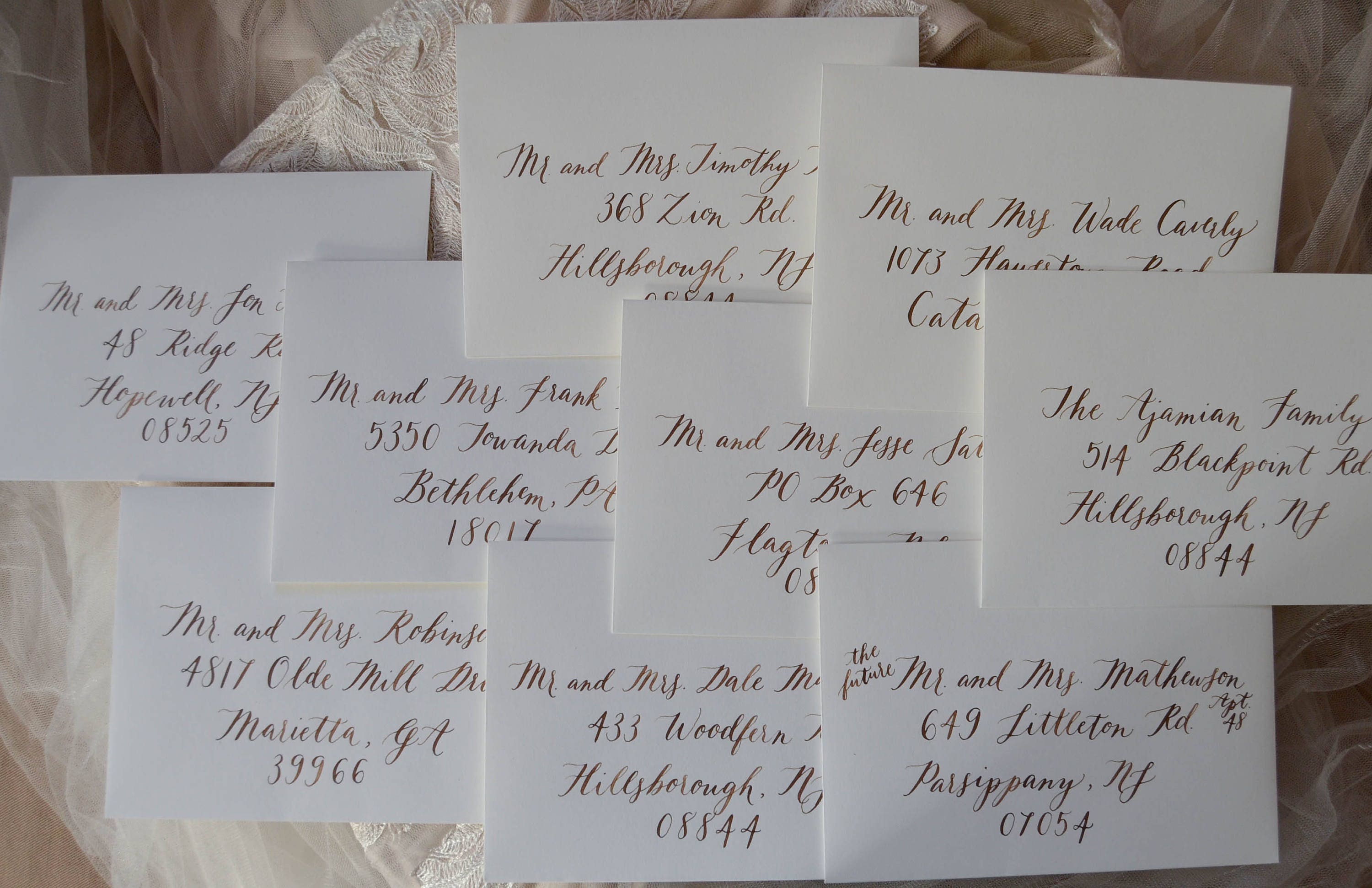 Calligraphy Envelope Addressing Envelope Addressing - Etsy