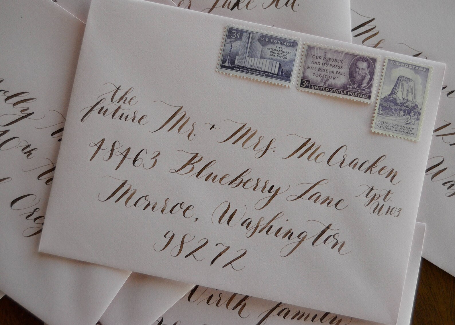 Calligraphy Envelope Addressing Envelope Addressing - Etsy