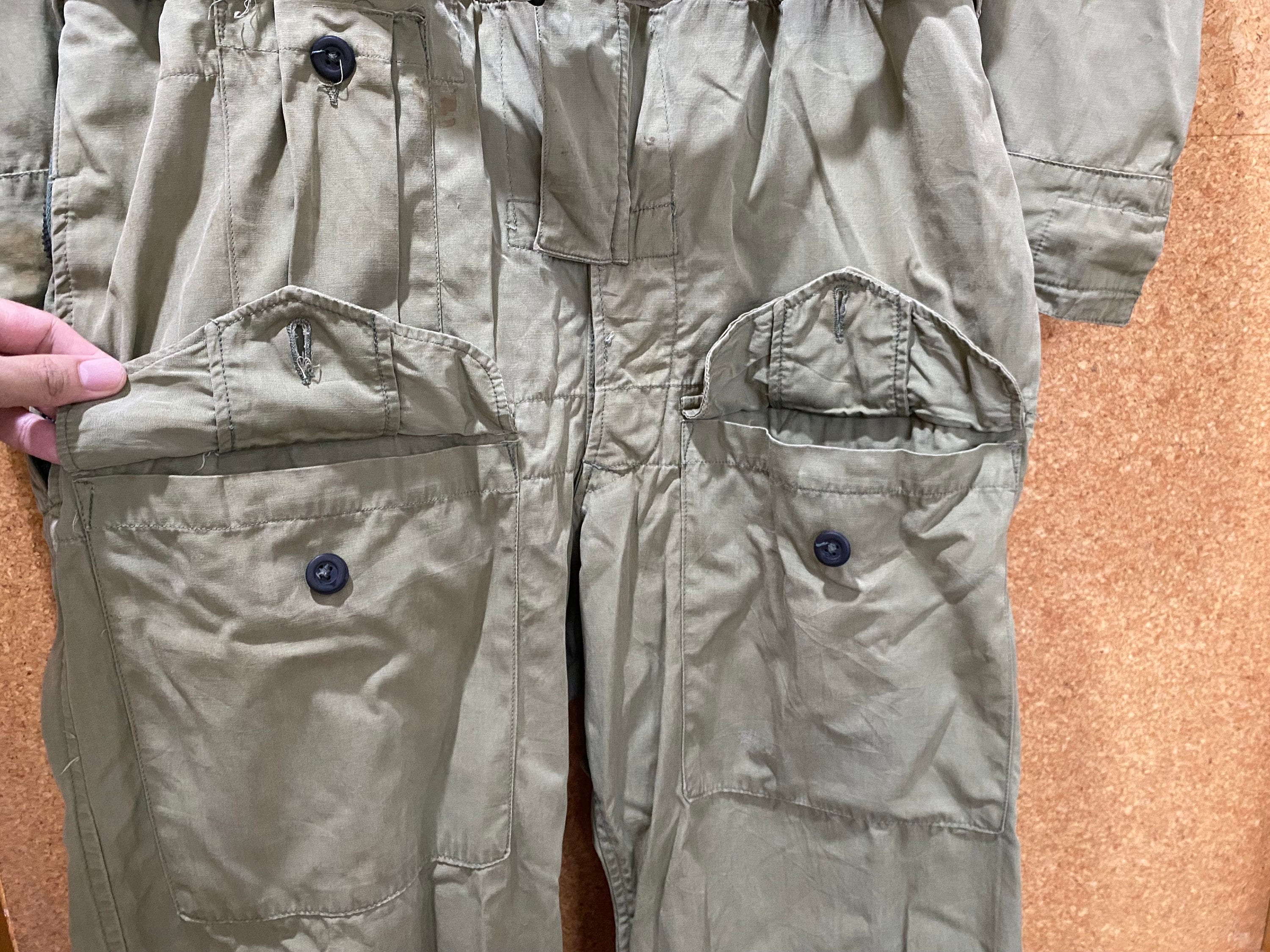 RARE 40s WW2 British Army Jungle Tank Suit Military Coveralls Jumpsuit ...