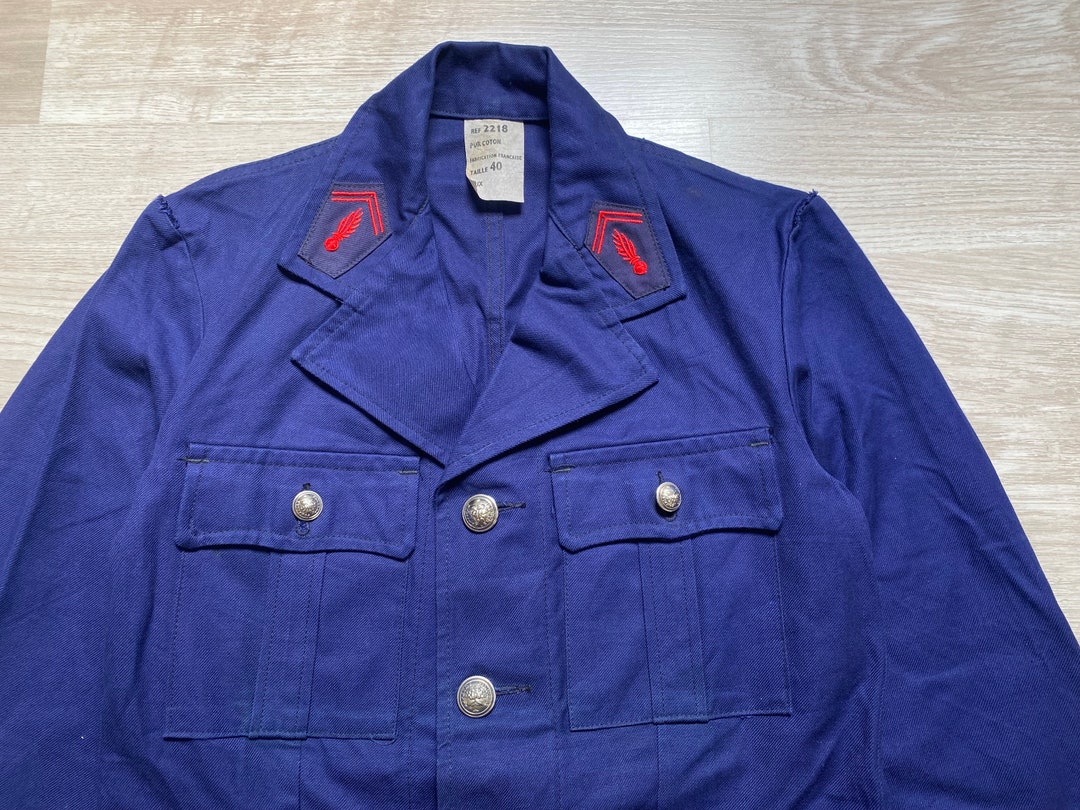Vintage French Fire Brigade Uniform Jacket Sapeur Pompier Fireman ...