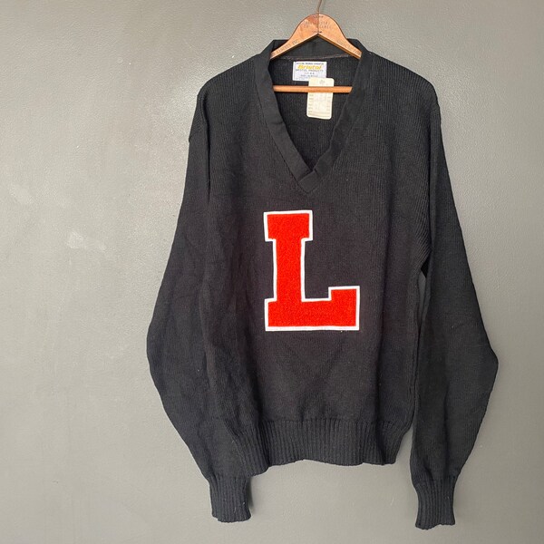 Letterman Sweater - Etsy
