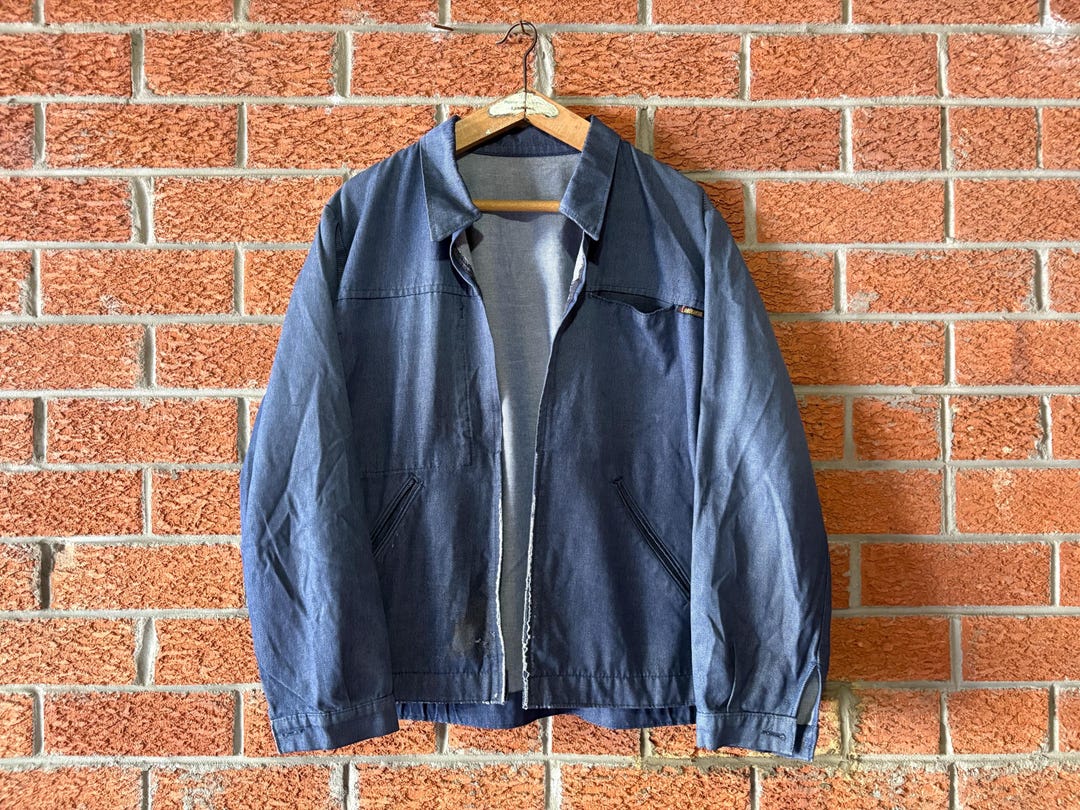 French Denim Work Jacket Workwear Vintage Made in France Le Laboureur ...