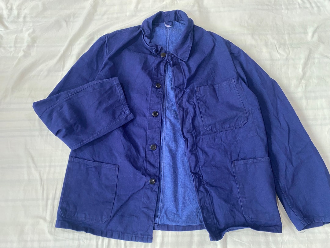 One-wash German Work Jacket Pit23.5 - Etsy