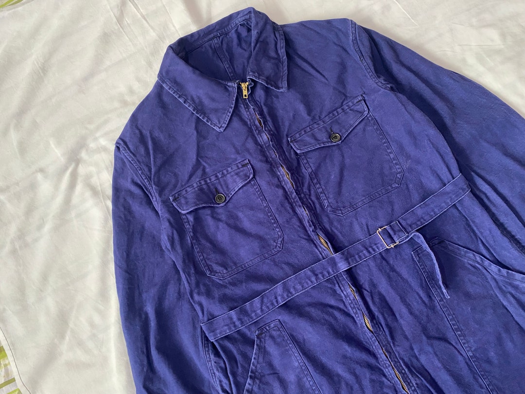 40s Vintage FRENCH Work Coveralls Rare Workwear 1940s - Etsy