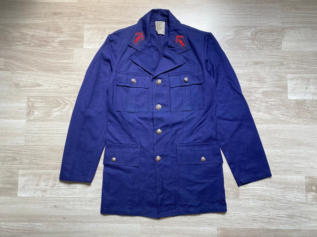 Vintage French Fire Brigade Uniform Jacket Sapeur Pompier - Etsy
