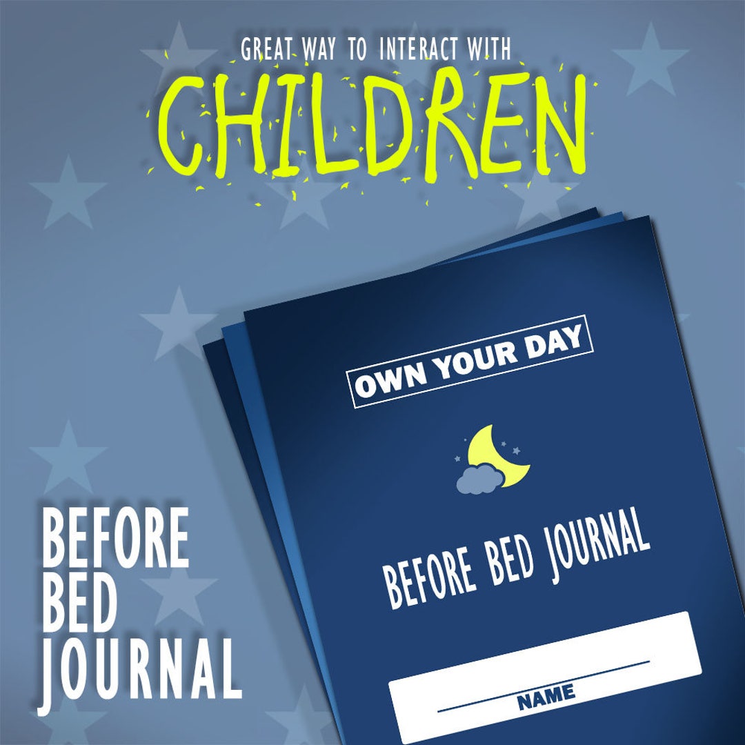 Kids Before Bed Journal Templates - Etsy