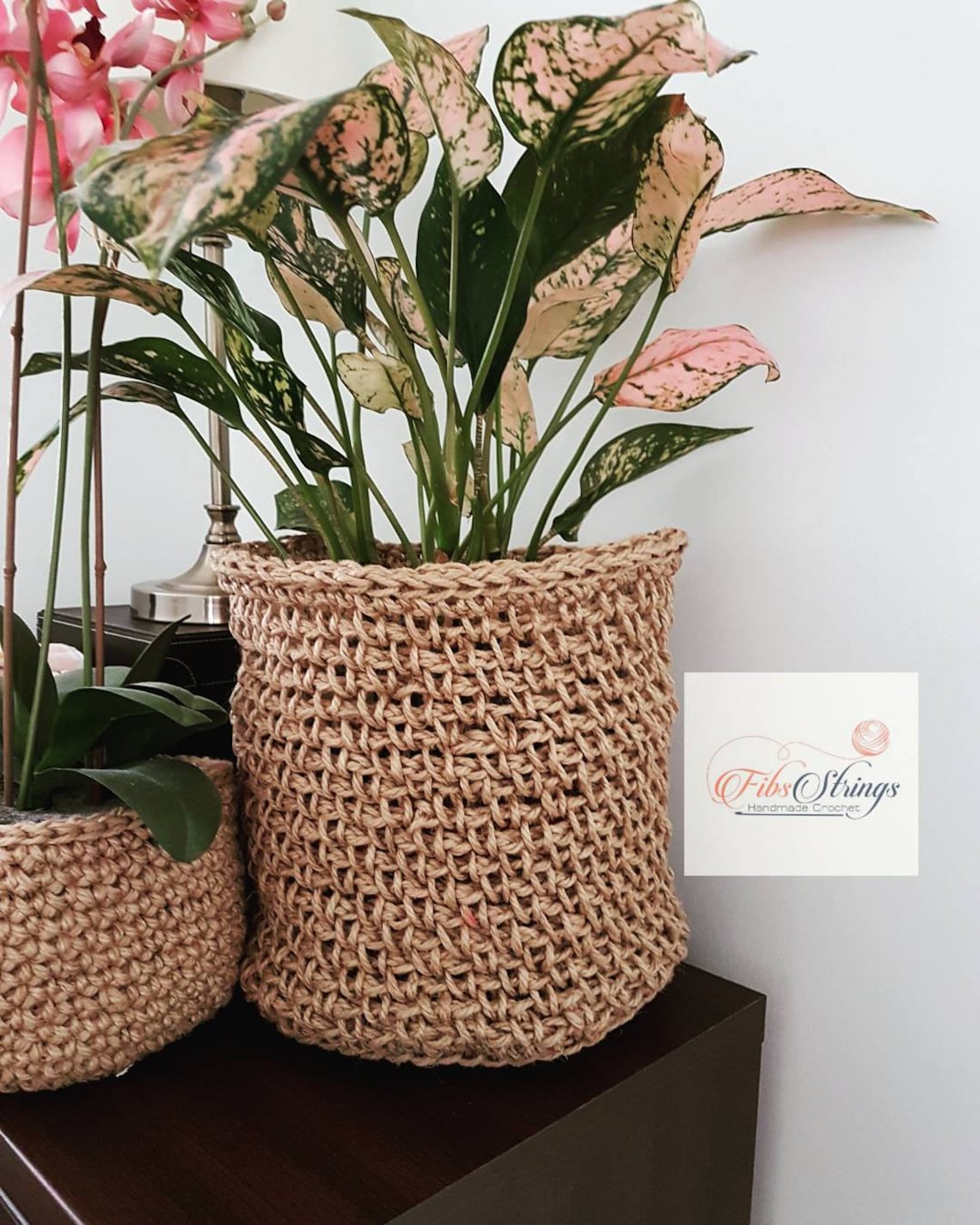 Large Jute Planter Basket Large Jute Basket Pot Plant Jute - Etsy