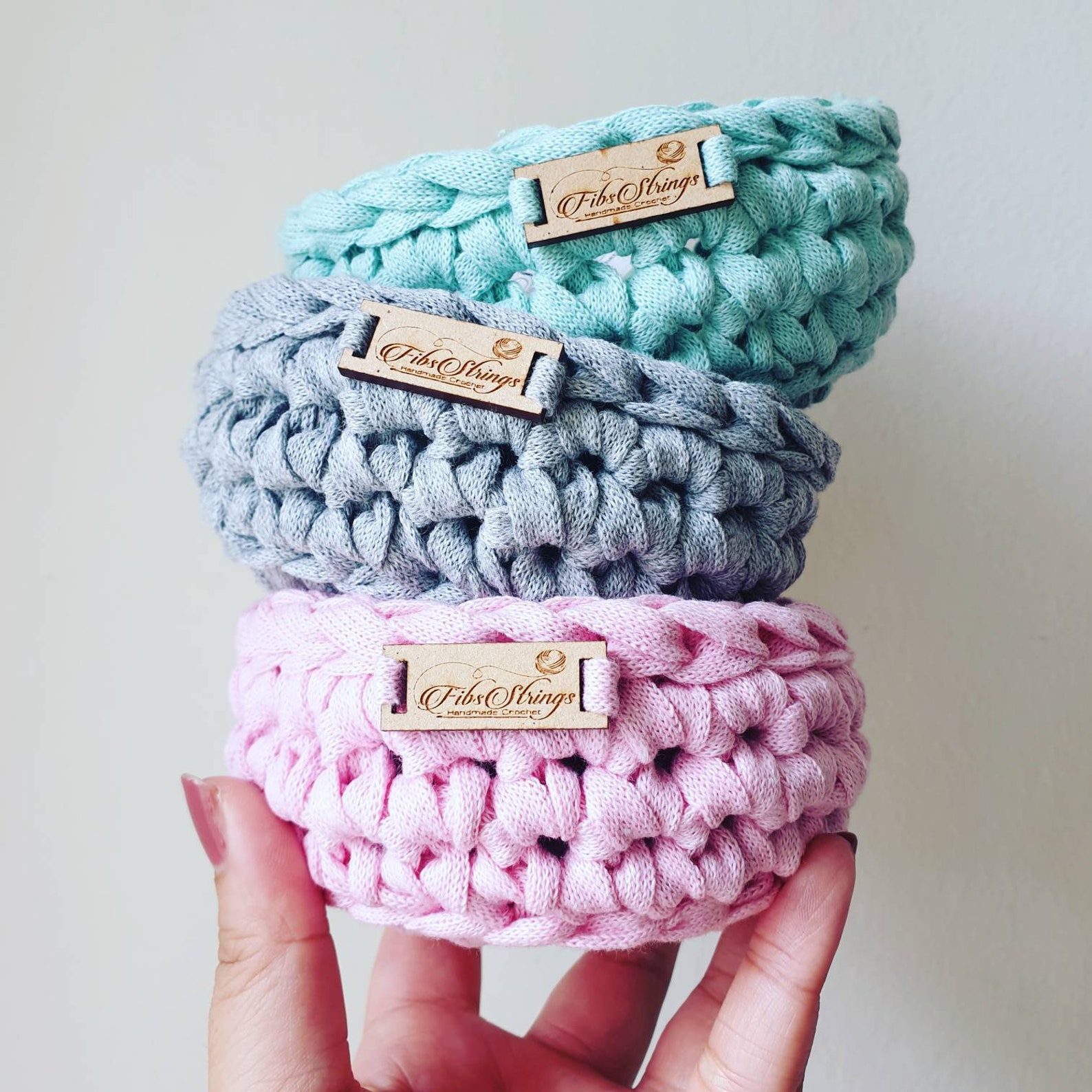 Handmade Mini Crochet Bowl | Ring Bowl | Coin Bowl | Beauty Storage ...