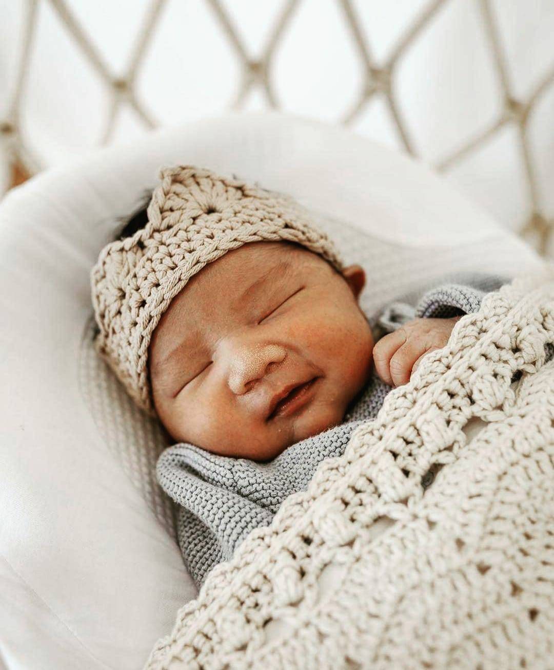 Handmade Crochet Crown | Crochet Crown | Newborn Photoprop | Prince ...