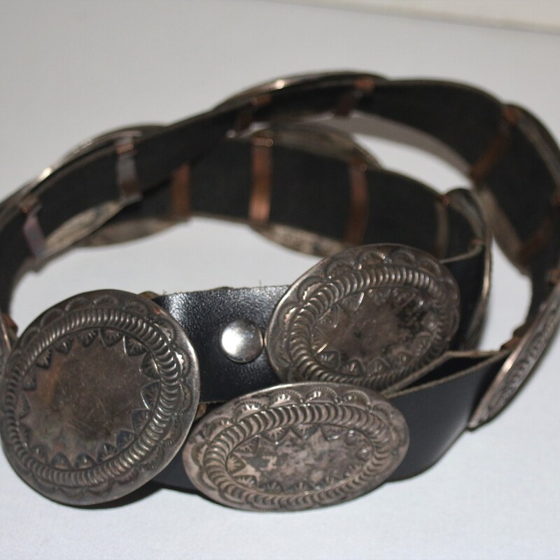 Large Concho Belt - Etsy