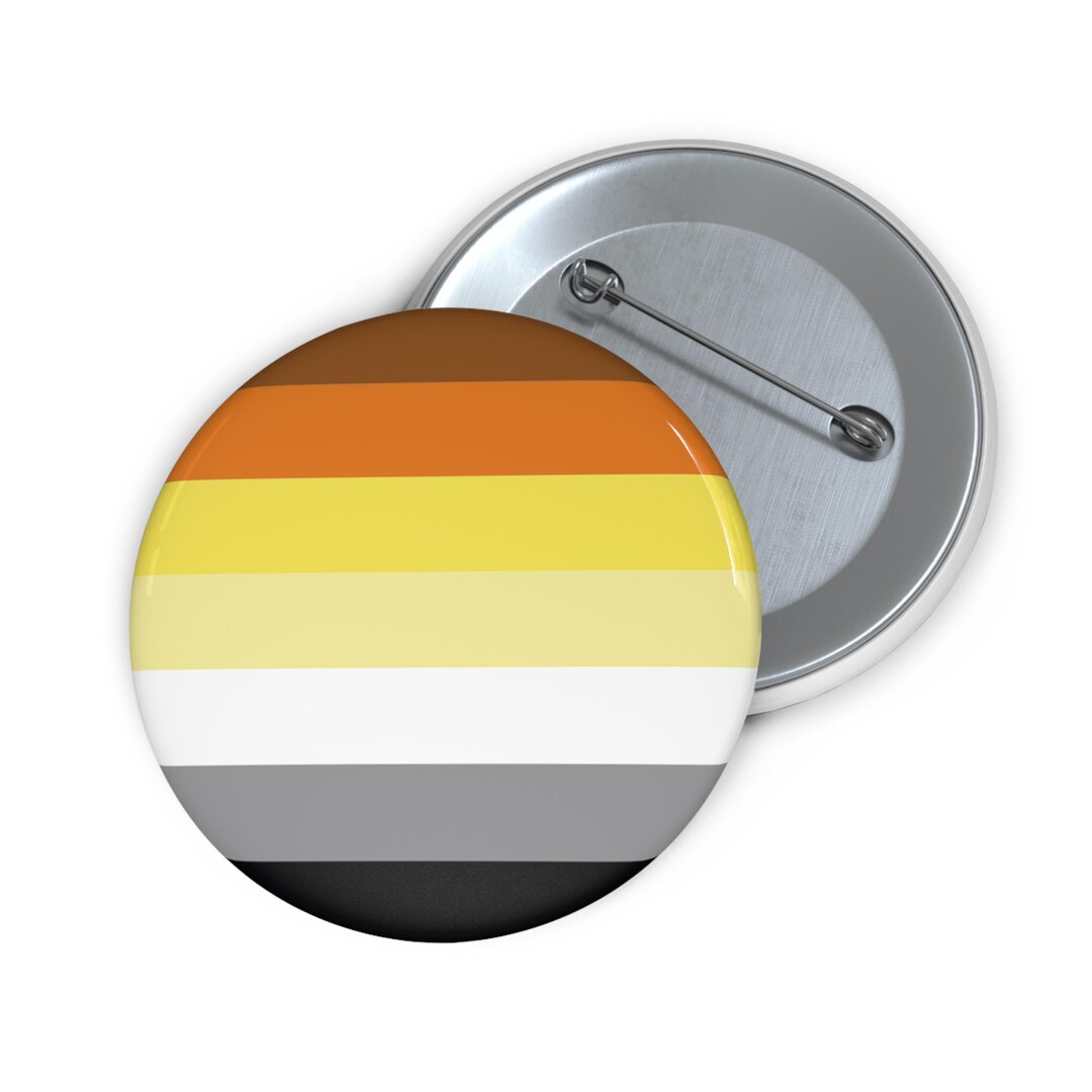 LGBTQ Gay Bear Pride Pin Button - LGBTQ+ Pride Accessory - Pinback ...