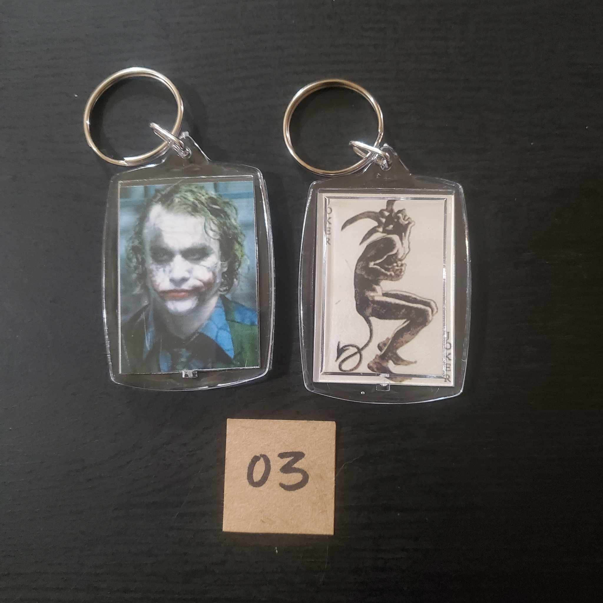 Batman the Dark Knight Joker Keychains Heath Ledger, the Joker - Etsy