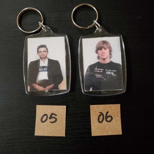 Celebrity Mugshot Keychains. OJ Simpson, Kurt Cobain, Johnny Cash, 2 ...