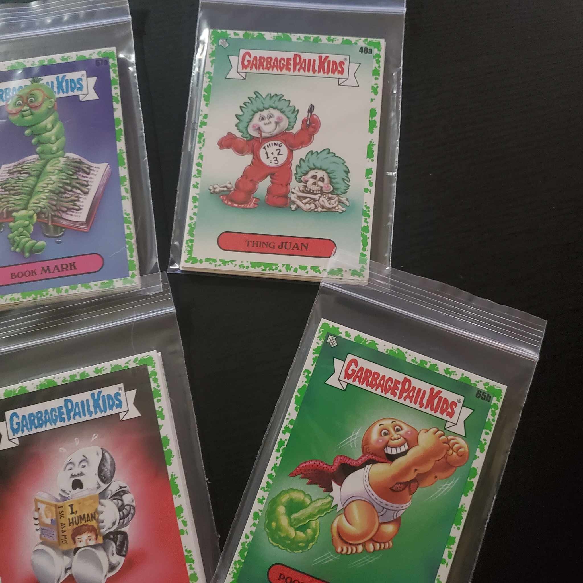 Garbage Pail Kids: Booger Green Bookworms 2022 Parallel One Pack of 10 ...