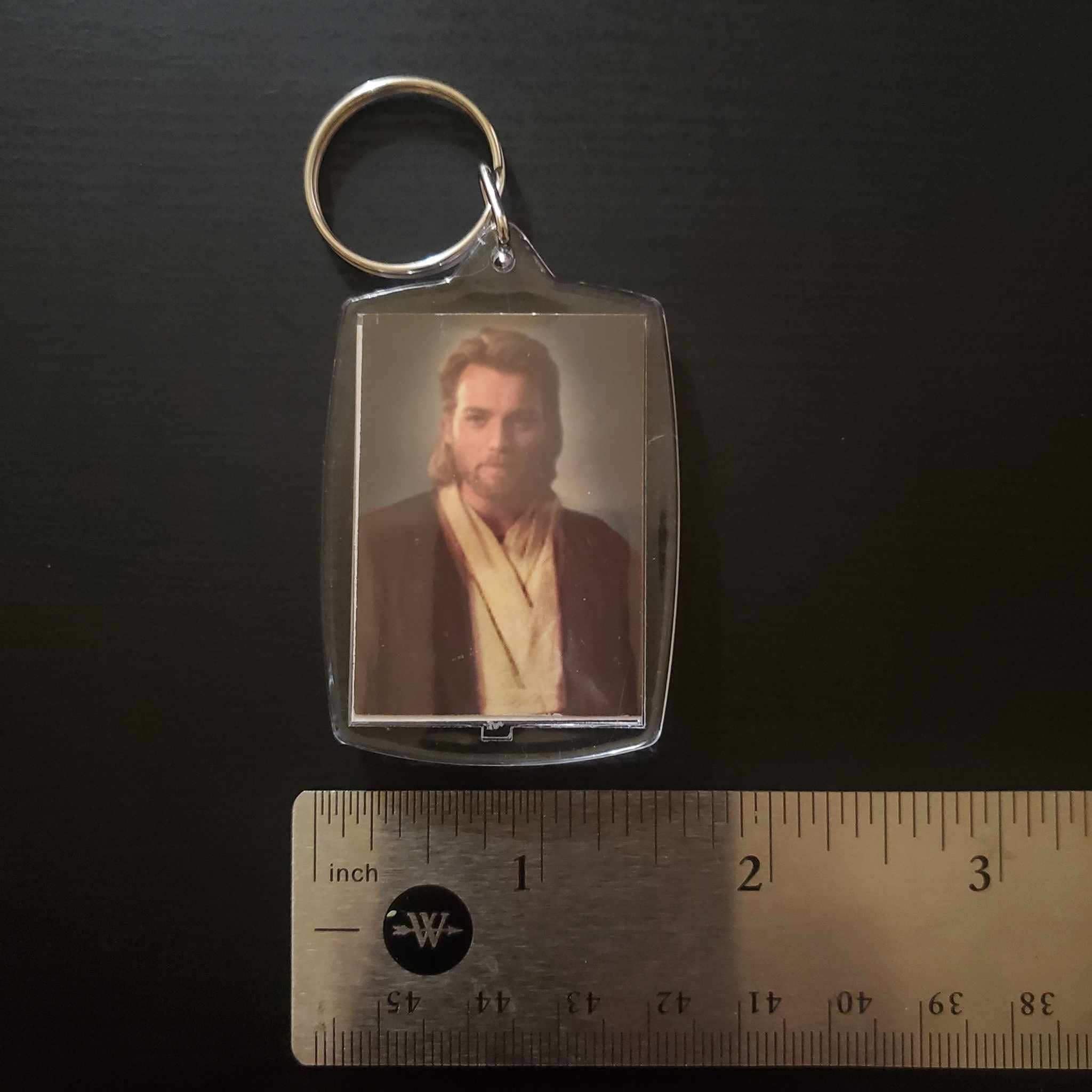 Obi-wan Kenobi Portrait Jesus Christ Prank Keychain Star Wars Holy ...