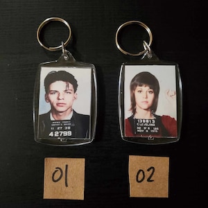 Celebrity Mugshot Keychains. OJ Simpson, Kurt Cobain, Johnny Cash, 2 ...