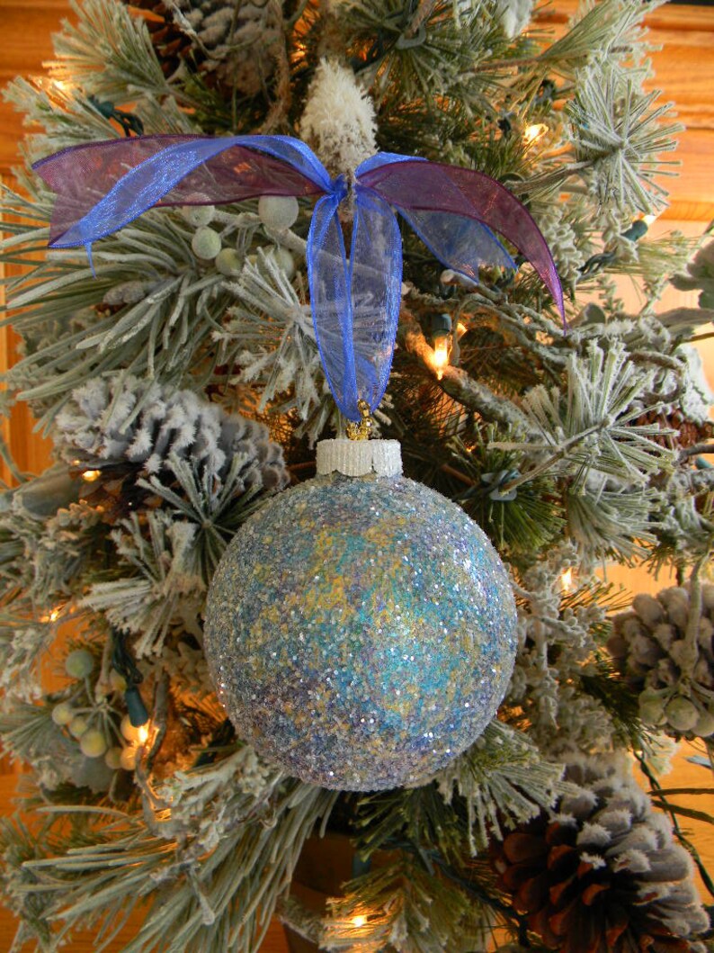 Peacock Ornament Peacock Decor Glass Ornaments Christmas | Etsy