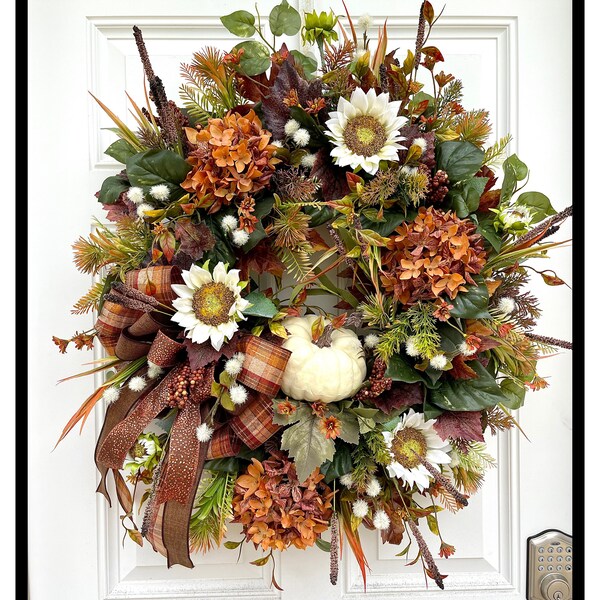 Large Fall Wreath - Etsy