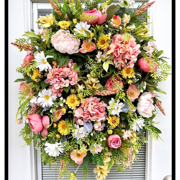 Spring Summer Wreath - Etsy