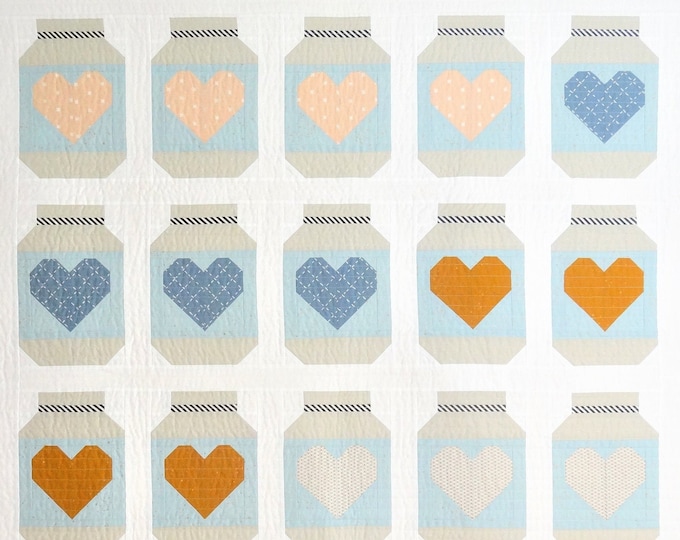 FARMHOUSE MASON JARS_DIGITAL Quilt Pattern PDF Quilt Pattern - Etsy