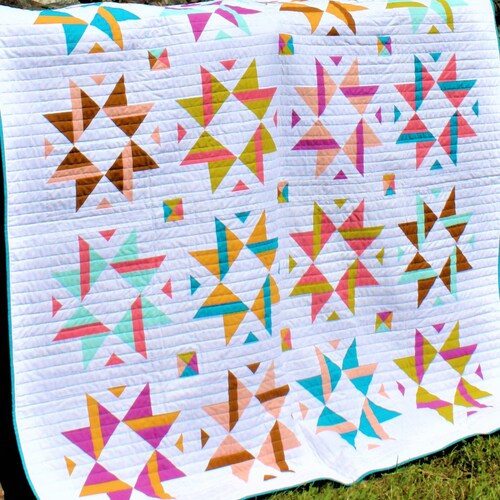 STAR BLOSSOM_DIGITAL Quilt Pattern - Etsy