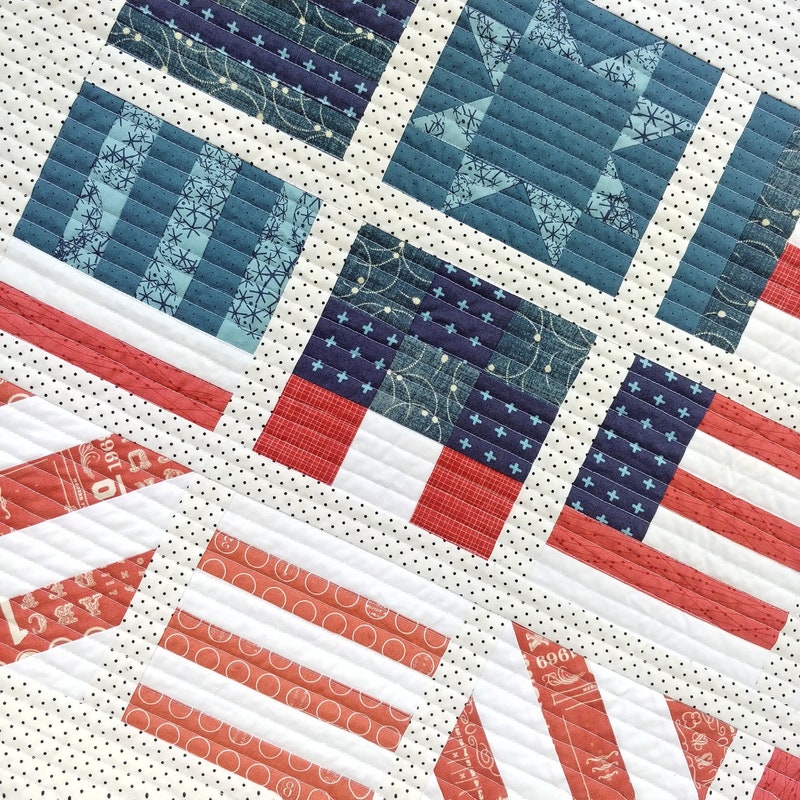 Flag Quilt Pattern - Etsy