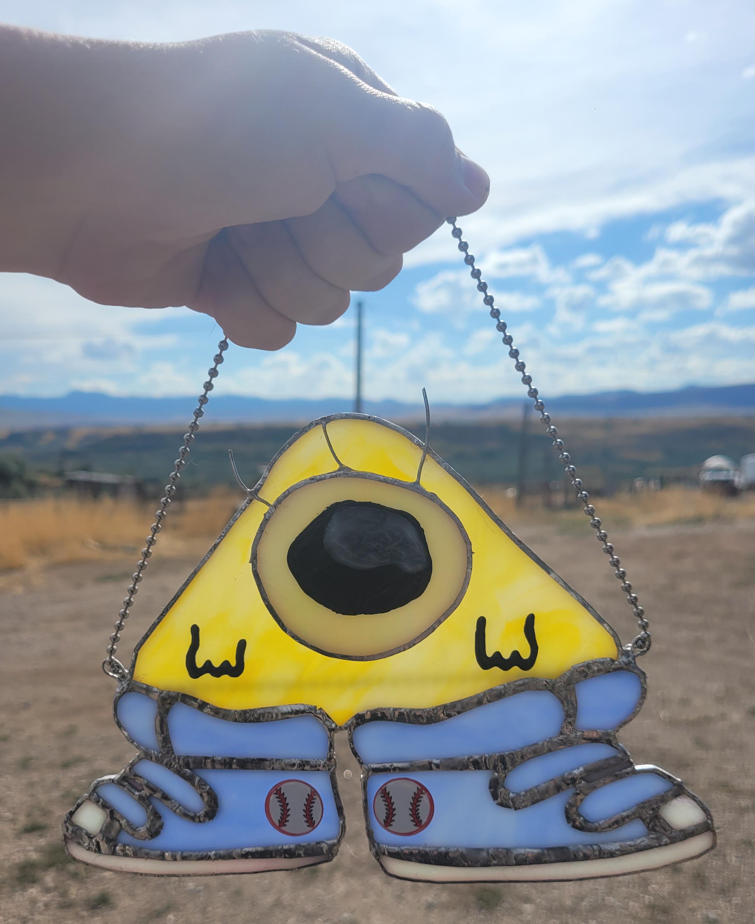 Baby Bill Cipher Stained Glass Suncatcher MADE TO ORDER - Etsy
