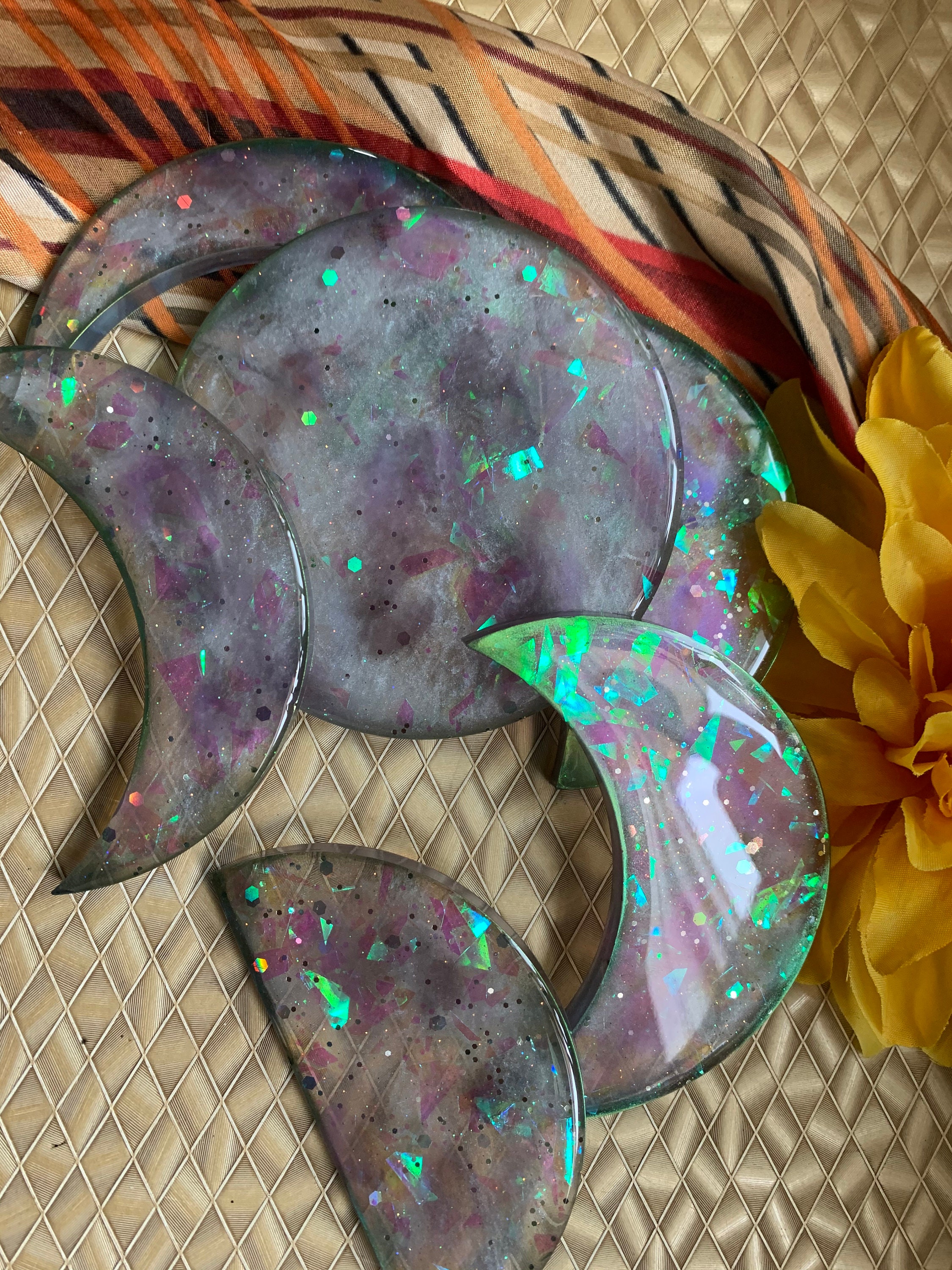 Moon Phases Wall Art Ethereal/fairy Style. Custom Available - Etsy