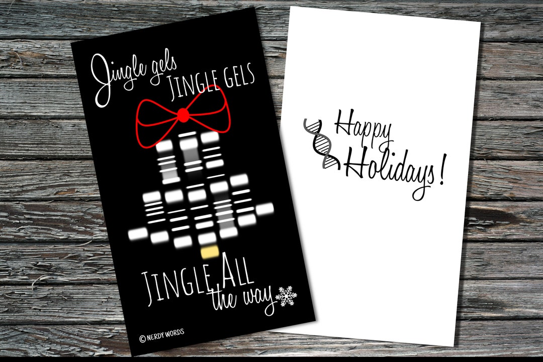 Mini Science Holiday / Christmas Gift Tags Set of 12 jingle Gel ...