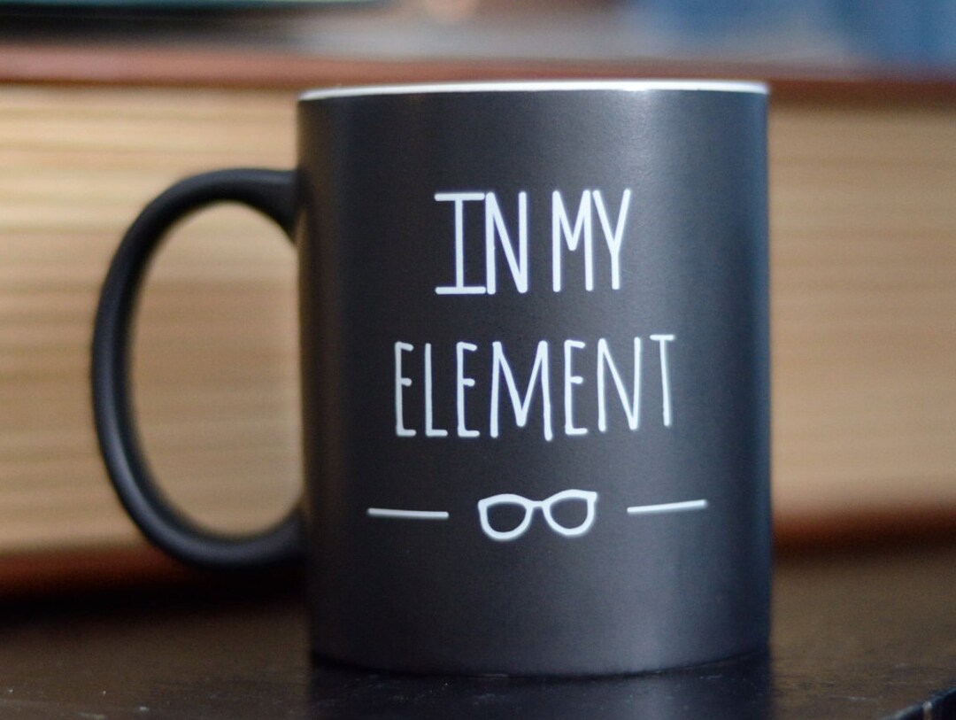 SALE! Periodic Table "in My Element" Mug and Gift Box | Elegant Science ...