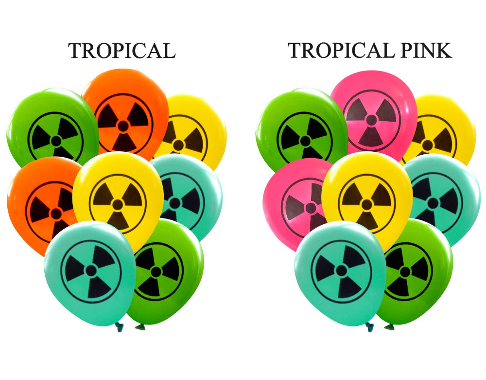 Radioactive Symbol Science Party Balloons - Pack of 16 | Geeky Birthday ...