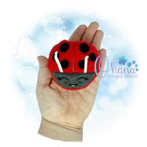 Lola Ladybug Stuffie in the Hoop Embroidery Machine Design - Etsy
