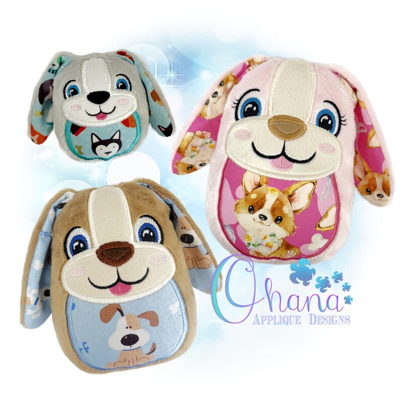 Dog Egglet Stuffie in the Hoop Machine Embroidery Design - Etsy