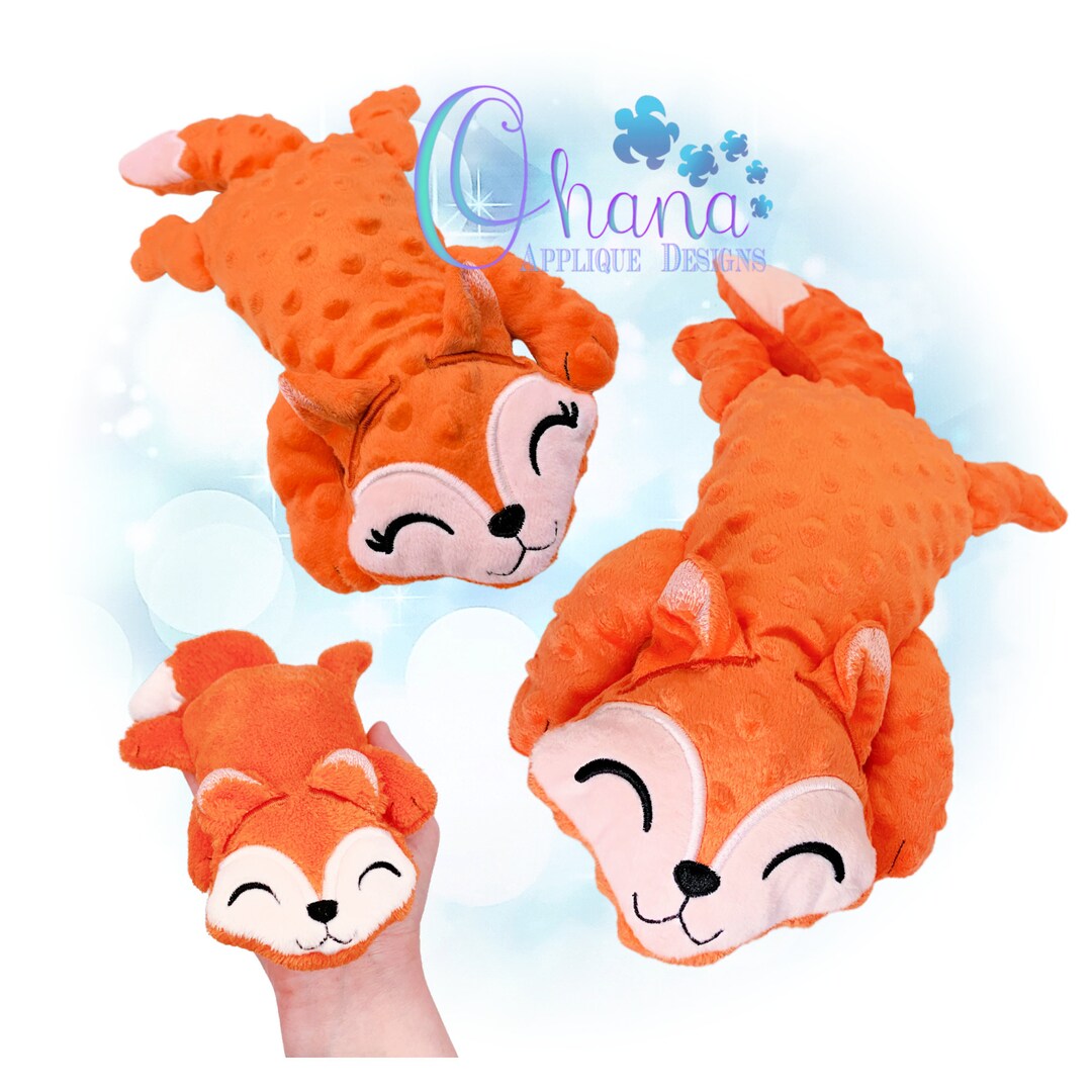Floppy Fox Stuffie in the Hoop Machine Embroidery Design - Etsy