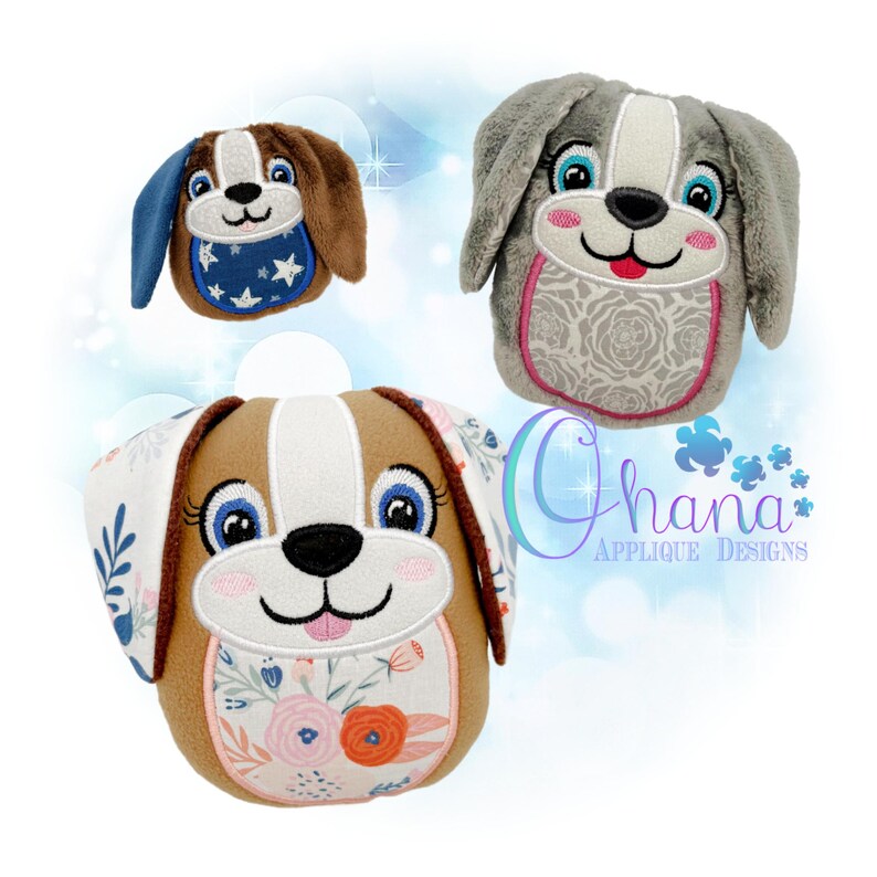 Dog Egglet Stuffie in the Hoop Machine Embroidery Design - Etsy