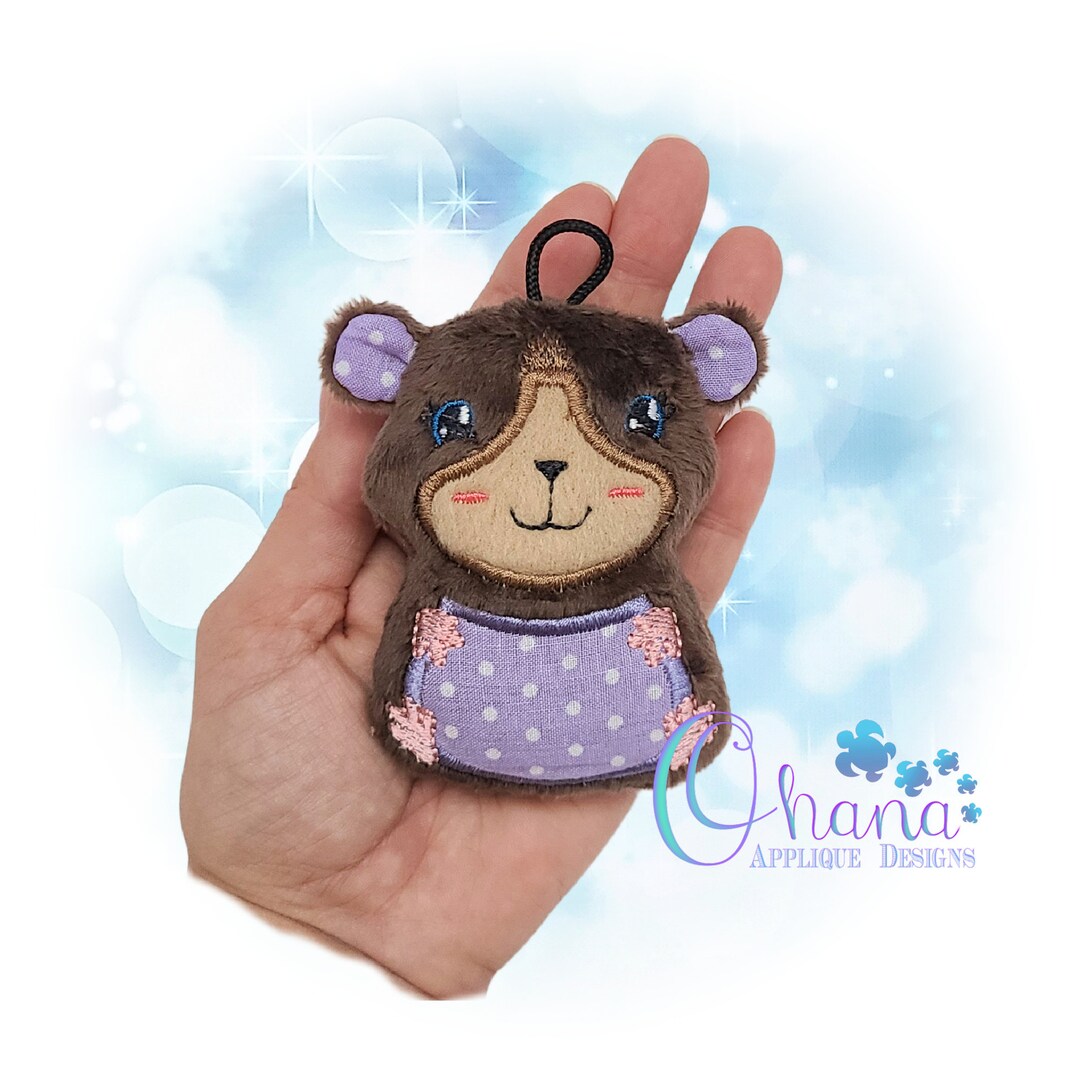 Clementine Guinea Pig Stuffie in the Hoop Machine Embroidery Design - Etsy