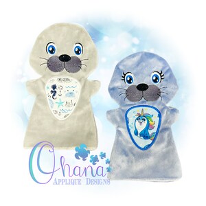Seal Hand Puppet in the Hoop Machine Embroidery Design - Etsy