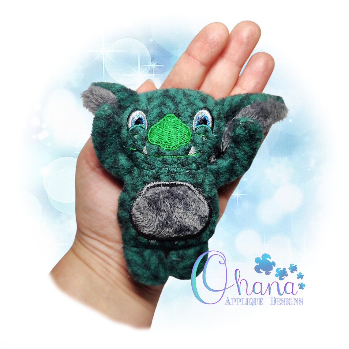Goblin Stuffie in the Hoop Machine Embroidery Design - Etsy