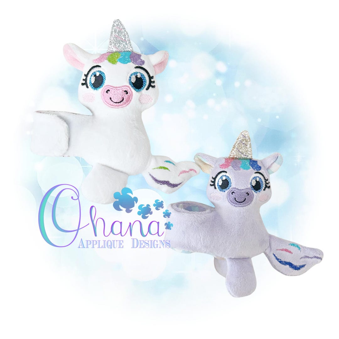 Unicorn Slap Bracelet Buddy in the Hoop Machine Embroidery Design - Etsy