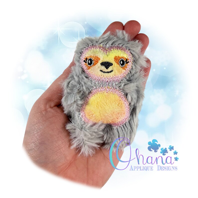Sammy Sloth Stuffie in the Hoop Machine Embroidery Design - Etsy
